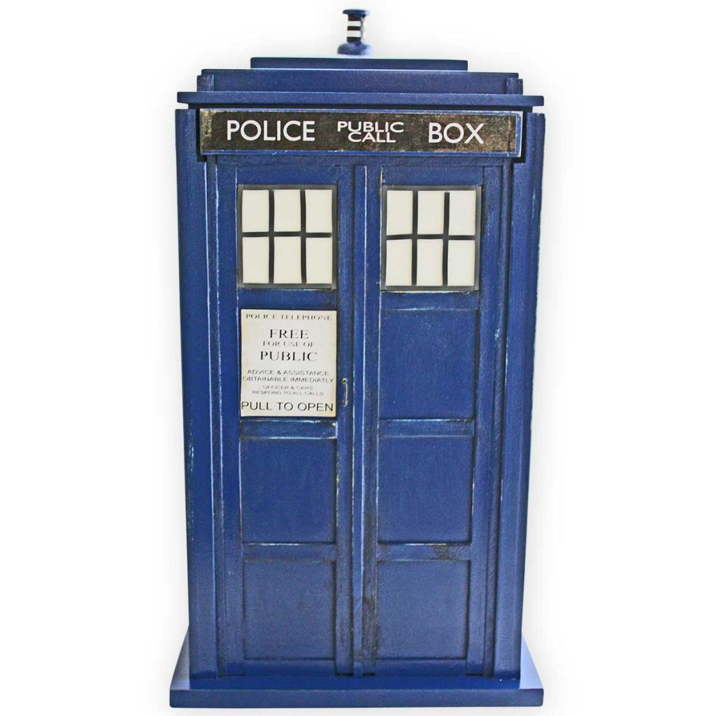Creating the British Police Call Box Urn | Une Belle Vie Cremation Blog